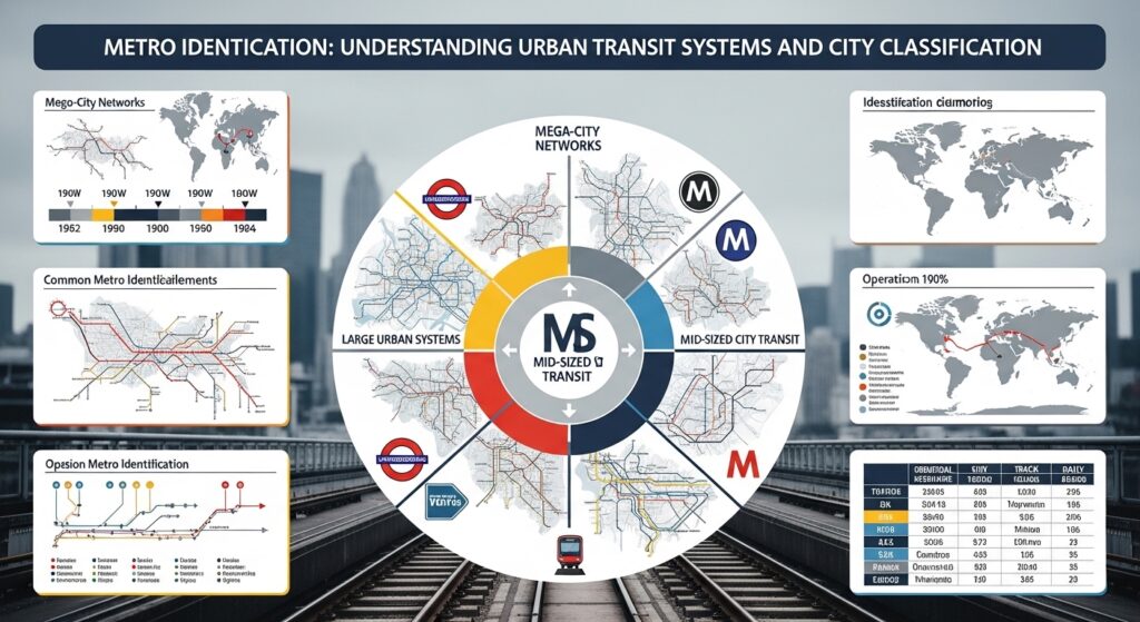 Metro Identification: Understanding Urban Transit Systems and City ...